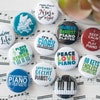 Piano Music Keyboard Pin! - Pins, Song Badge, Music Brooch, Clothing ...