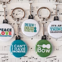 Music Guitar Cute Teacher Keychain Gift for Her Gift for Him Customized ...