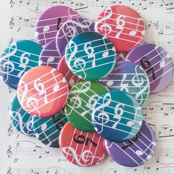 Music Buttons - Etsy