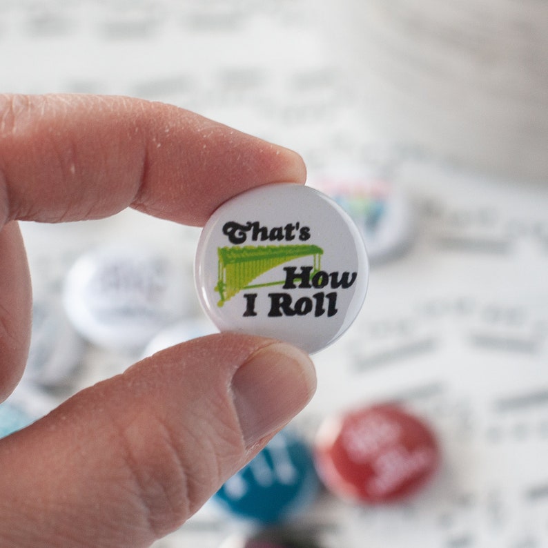 Pit Percussion Buttons / Marching Band / Set of 12 Pit 1" Pins or ...