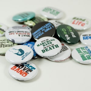 Band Buttons - Marching Band Bundle - Size One Inch - Etsy