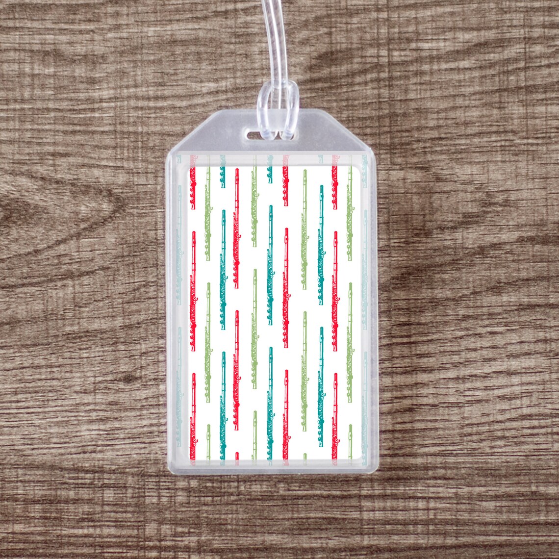 Musical Instrument Case ID Luggage Tag for Flute Players - Etsy