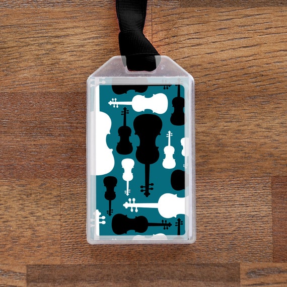 Violin or Viola Musical Instrument Case ID or Luggage Tag | Etsy