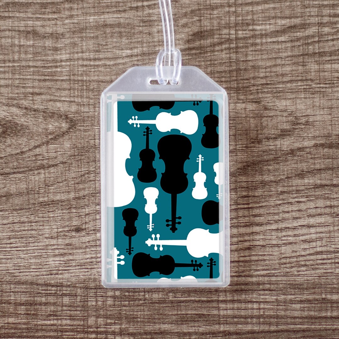 Violin or Viola Musical Instrument Case ID or Luggage Tag | Violinist ...