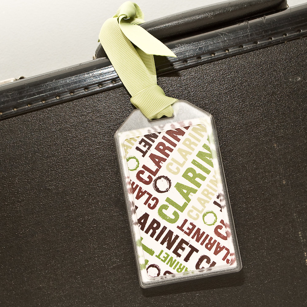 Clarinet Instrument ID Tag or Luggage Tag for Musicians | Etsy