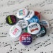 Flute Buttons / Music and Marching Band / Set of 12 Flute 1" or 1.25 ...