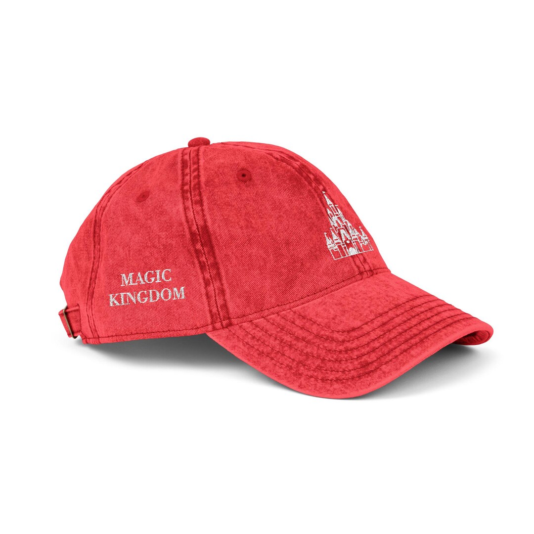 Embroidered Magic Kingdom Hat | Castle Coquette, Vintage Cotton Dad Cap ...