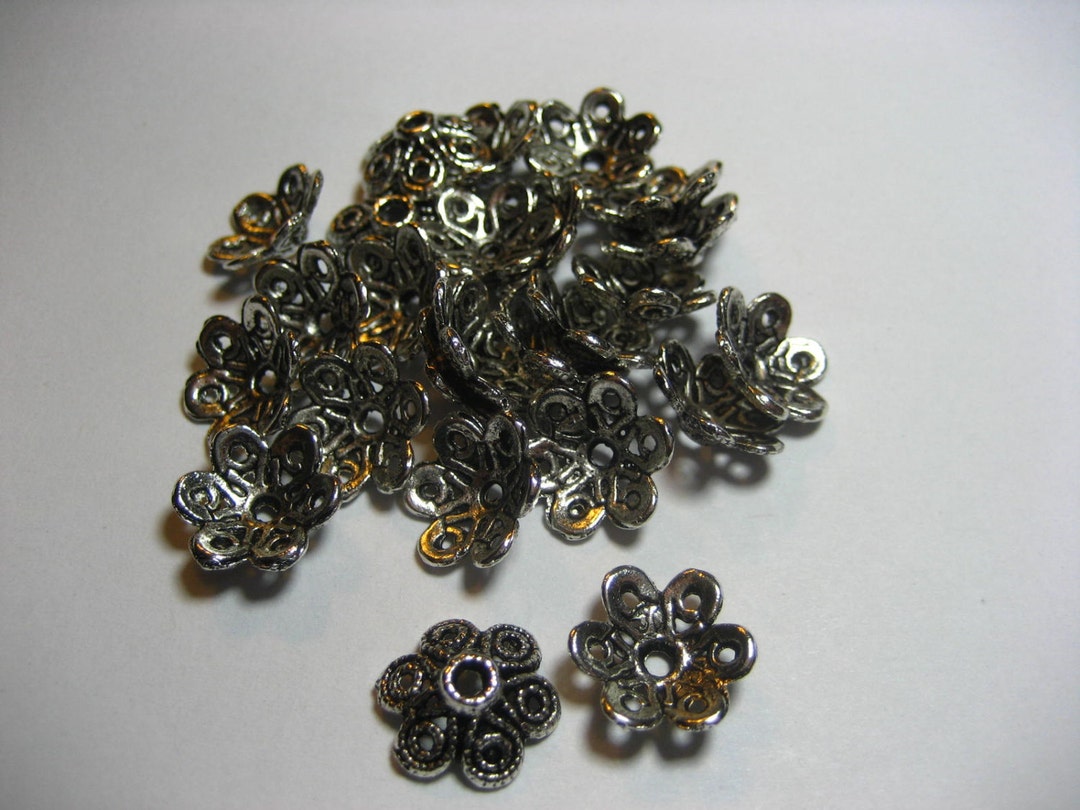 Antiqued Bead Caps: Jewelry Making Supplies (pkg of 25, 4x11mm) - Etsy