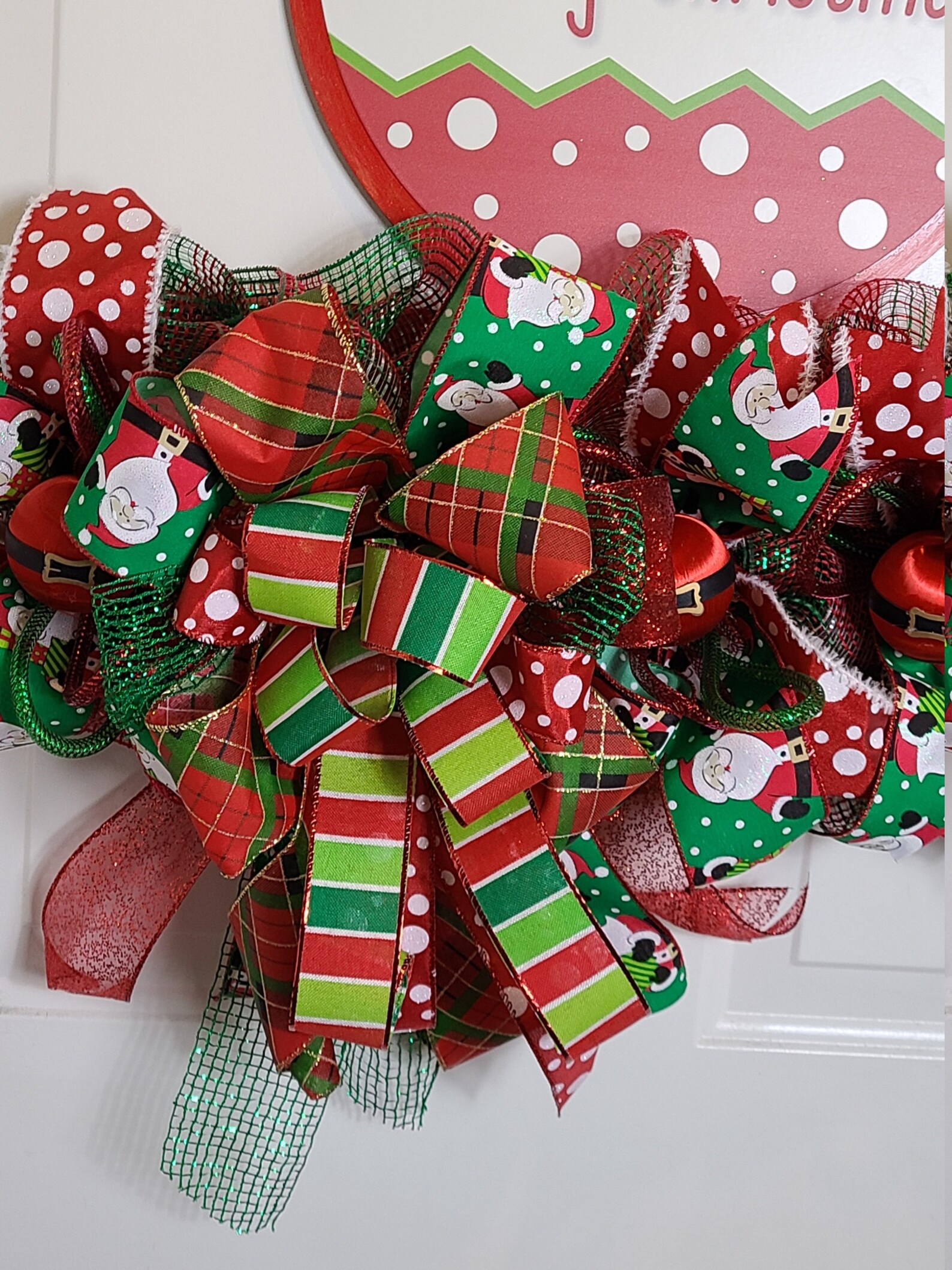 Merry Christmas Wreath Rail Seasonal Wreath Rail Front Door | Etsy
