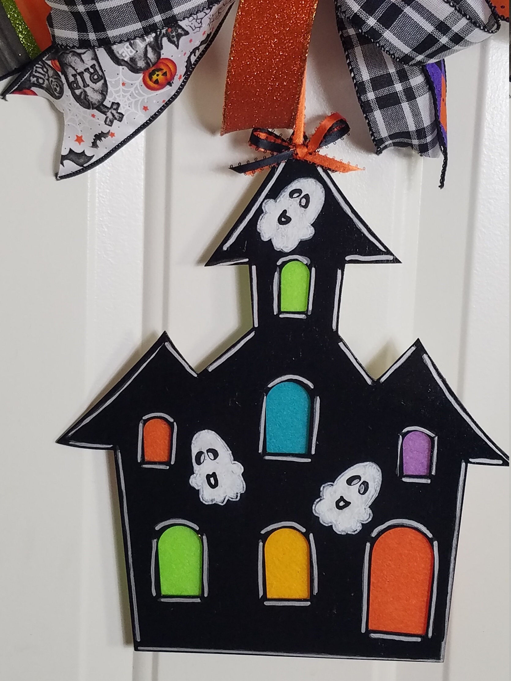 Halloween Haunted House Halloween Decoration Haunted House | Etsy