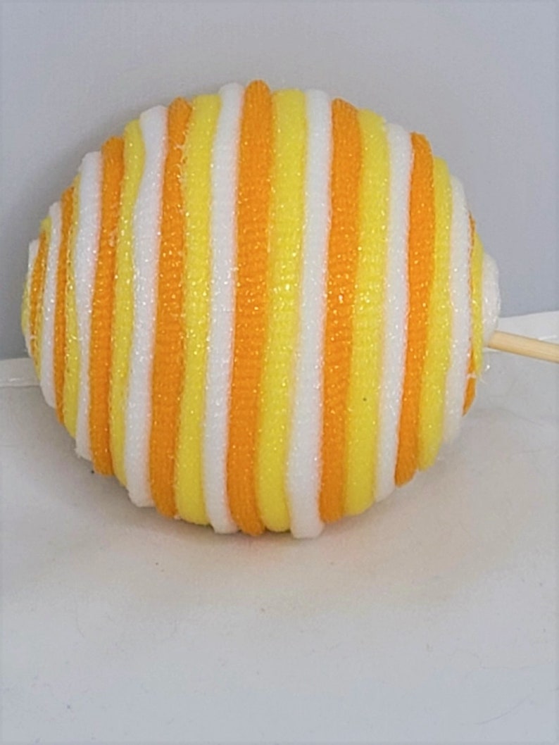 Set of 3 Halloween Candy Corn Wreath Picks Glittered Candy - Etsy