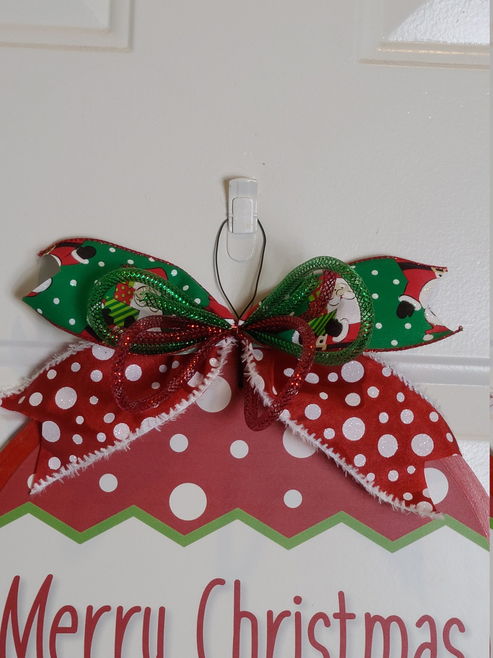 Merry Christmas Wreath Rail Seasonal Wreath Rail Front Door | Etsy