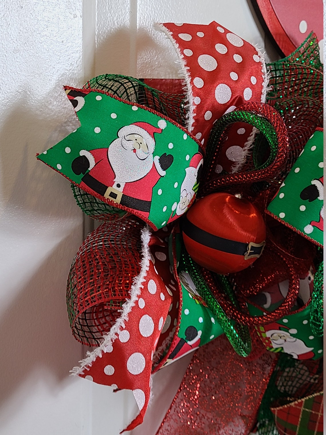 Merry Christmas Wreath Rail Seasonal Wreath Rail Front Door | Etsy