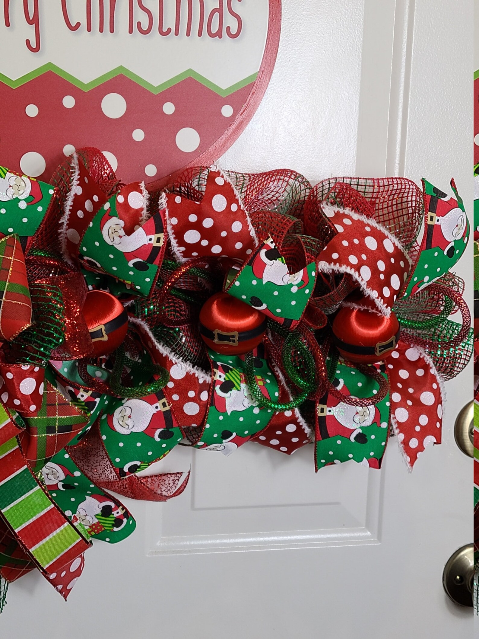 Merry Christmas Wreath Rail Seasonal Wreath Rail Front Door | Etsy
