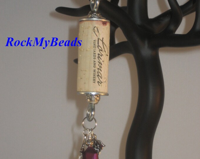 Wine Cork Key Chain-wine Key Chain-key Chain-wine Gifts-wine - Etsy