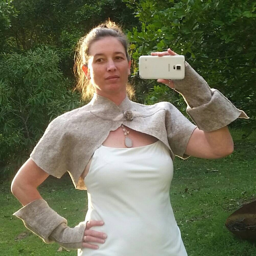 Soft, Warm and Chic Merino Wool Shrug. - Etsy