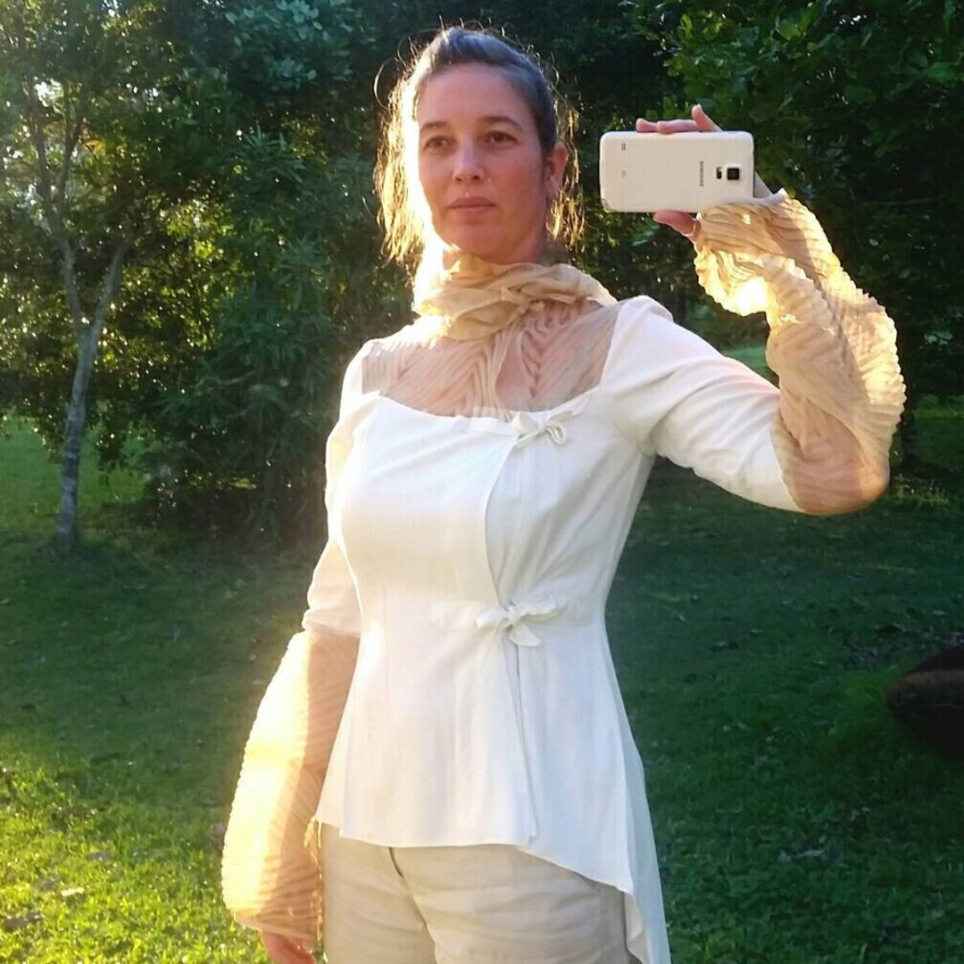 Angel Jacket Made With Eucalyptus-dyed Silk, Bamboo Sateen and Love ...