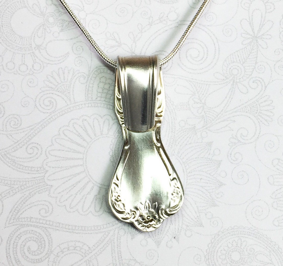 Spoon Necklace Spoon Pendant Silverware Jewelry - Etsy