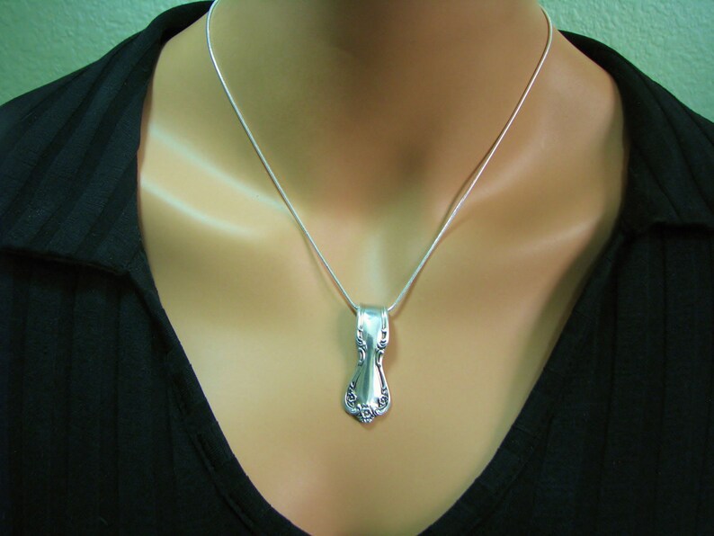 Spoon Necklace Spoon Pendant Silverware Jewelry - Etsy