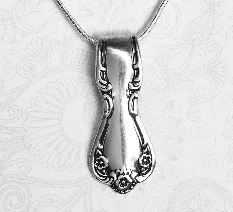 Spoon Necklace Spoon Pendant Silverware Jewelry - Etsy