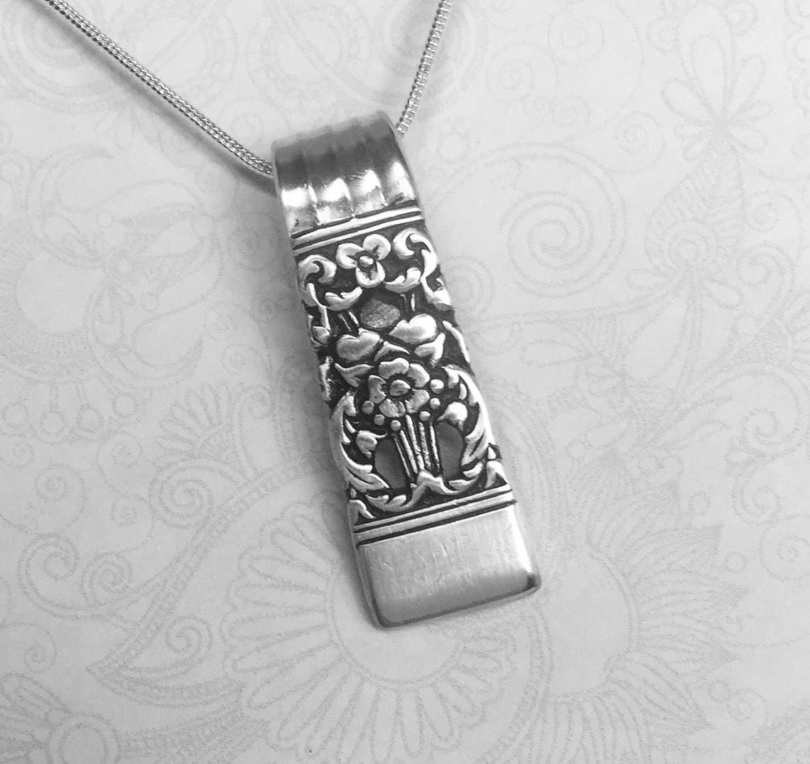 Spoon Necklace Pendant, Silverware Jewelry, Spoon Jewelry, 'coronation ...