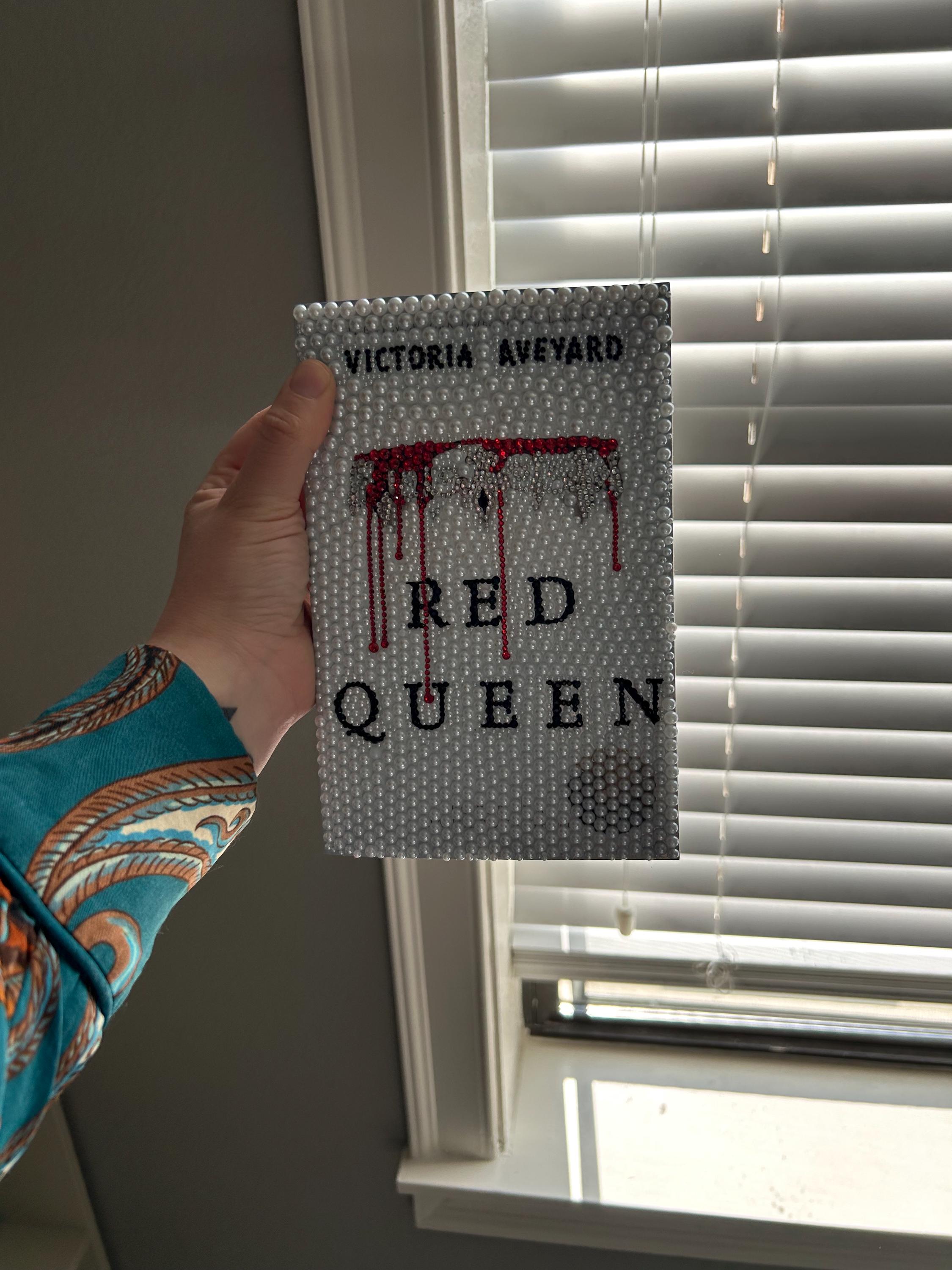 Red Queen Bedazzled Paper Back - Etsy