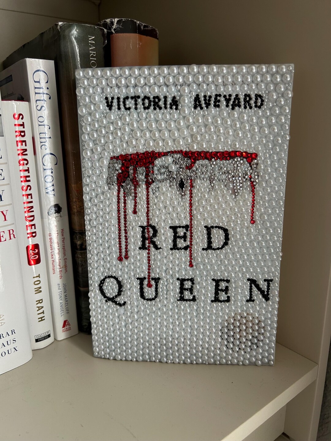 Red Queen Bedazzled Paper Back - Etsy