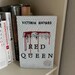 Red Queen Bedazzled Paper Back - Etsy