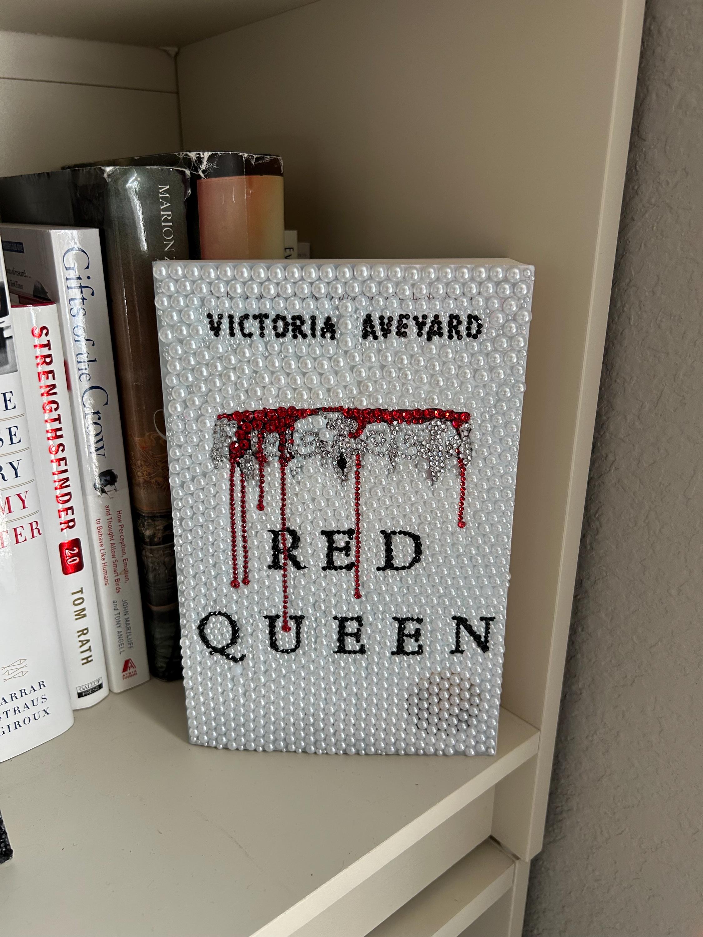 Red Queen Bedazzled Paper Back - Etsy