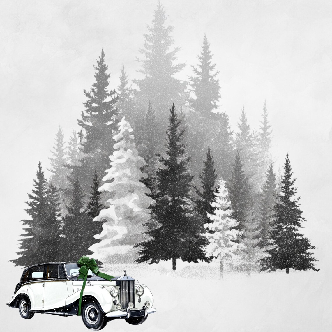Black Tie Winter Wedding Clipart Bundle | Luxe Frost Snow Theme PNG ...