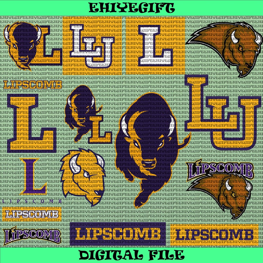 Layered Lipscomb College SVG, Cricut, Bisons SVG, Athletics, Football ...