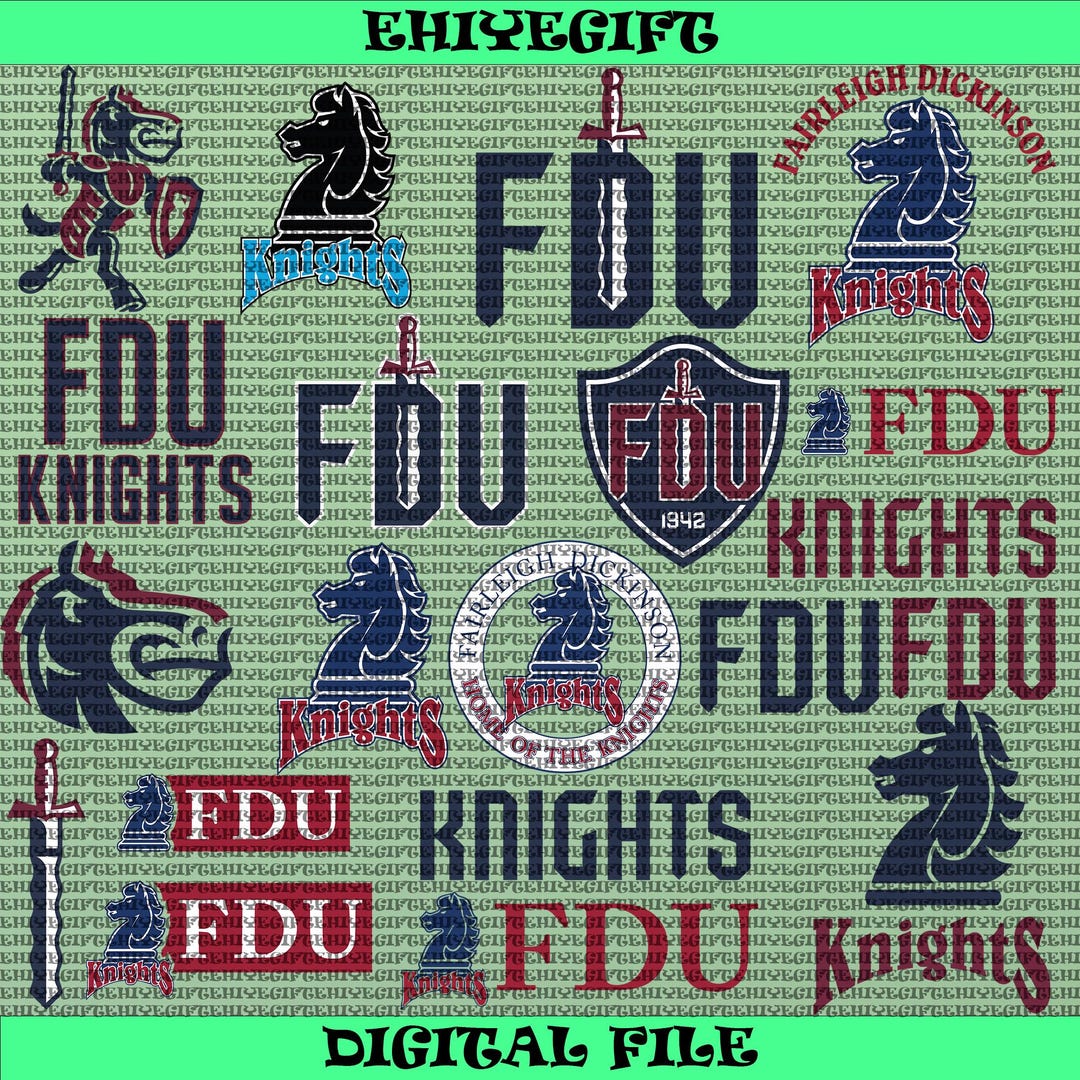 Layered Fairleigh Dickinson College SVG, Cricut, Knights SVG, FDU ...