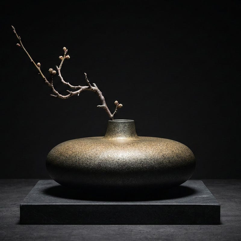 Ceramic Dark Brown Vase - Etsy