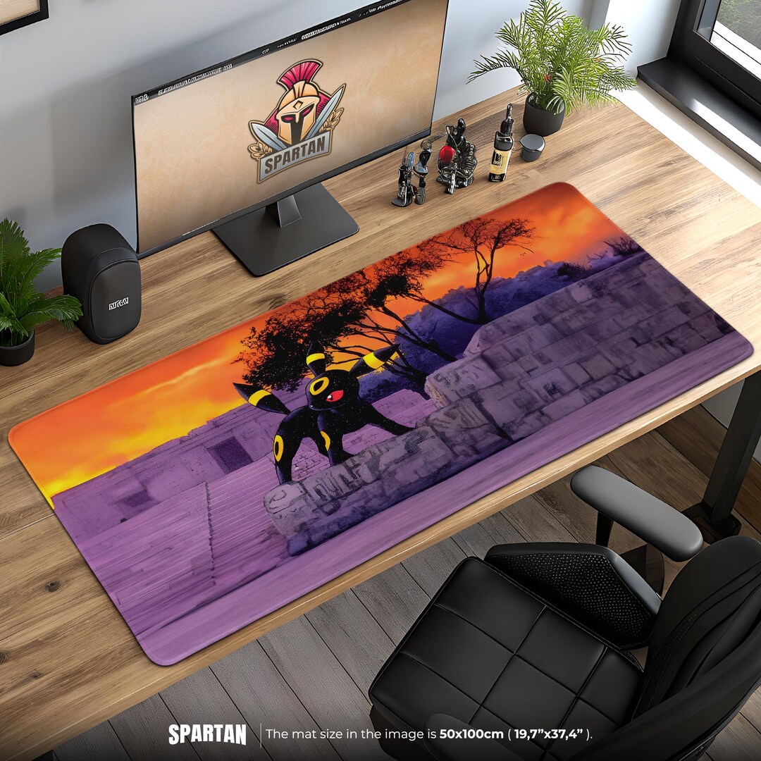 Mouse Pad Umbreon Sunset Ruins - Tapete de mesa Pokémon Eeveelution com ...