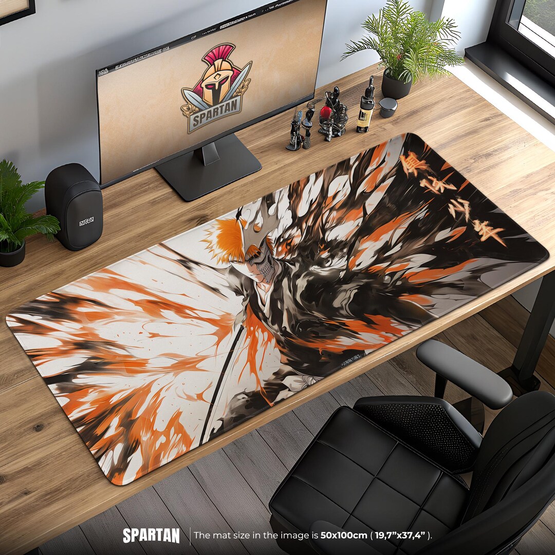 Mouse Pad Ichigo Hollow | Tapete de Mesa Gamer Bleach Anime | Mousepad ...