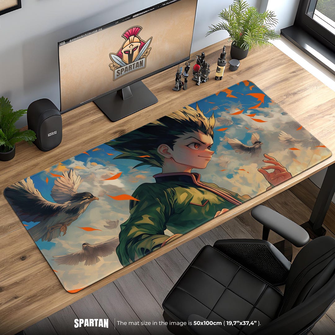 Gon Freecss Mouse Pad | Hunter X Hunter Gaming Desk Mat | Anime ...
