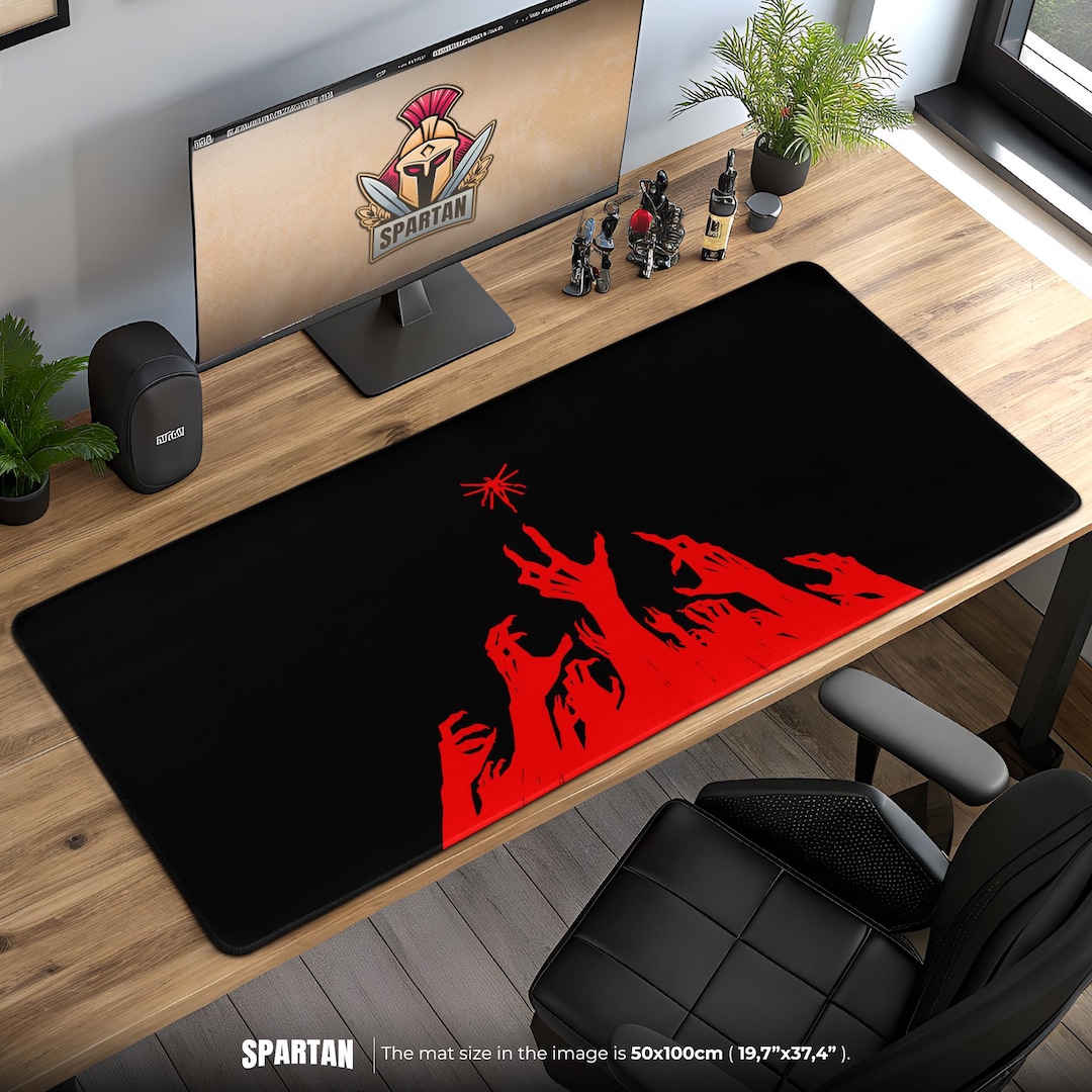 ULTRAKILL Mouse Pad: Gabriel Symbol, Red Hands FPS Gaming Desk Mat - Etsy