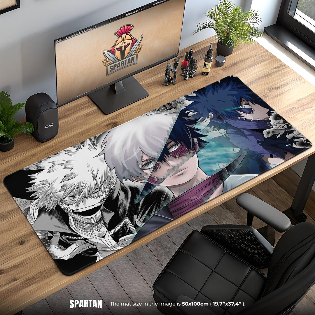 Todoroki Dabi Bakugo Mouse Pad – My Hero Academia Split Anime Manga ...