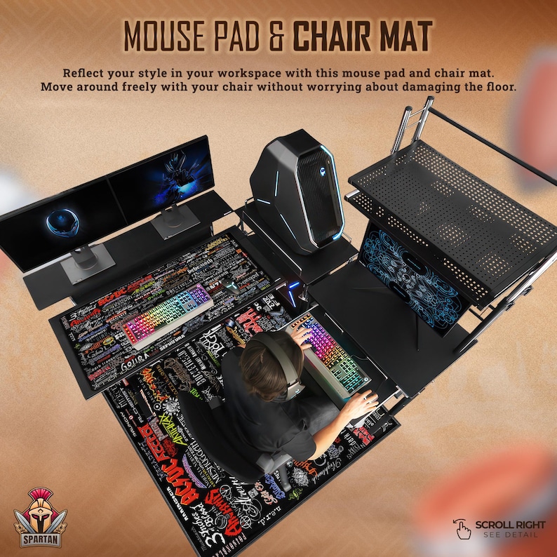 Rock Band Logo Mouse Pad: Heavy Metal & Punk Music Desk Mat - Etsy