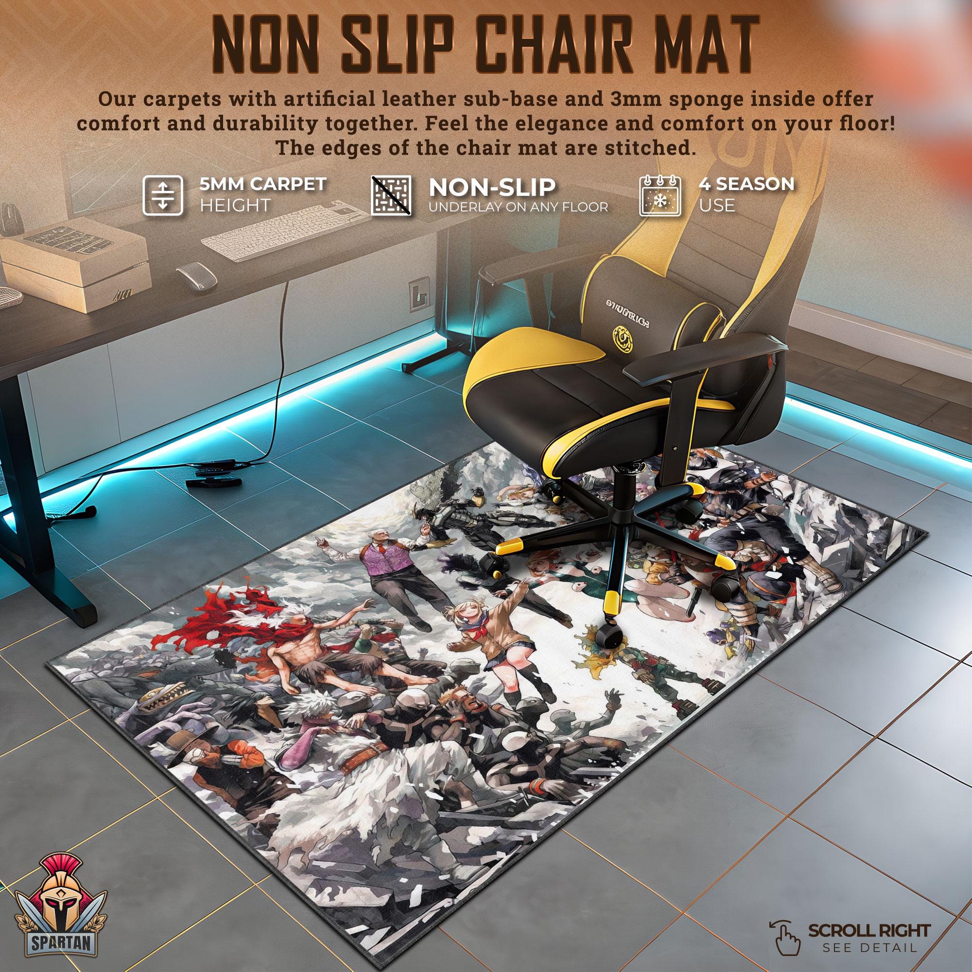 My Hero Academia Battle Mouse Pad – Deku Vs Villains Clash Art, Anime ...