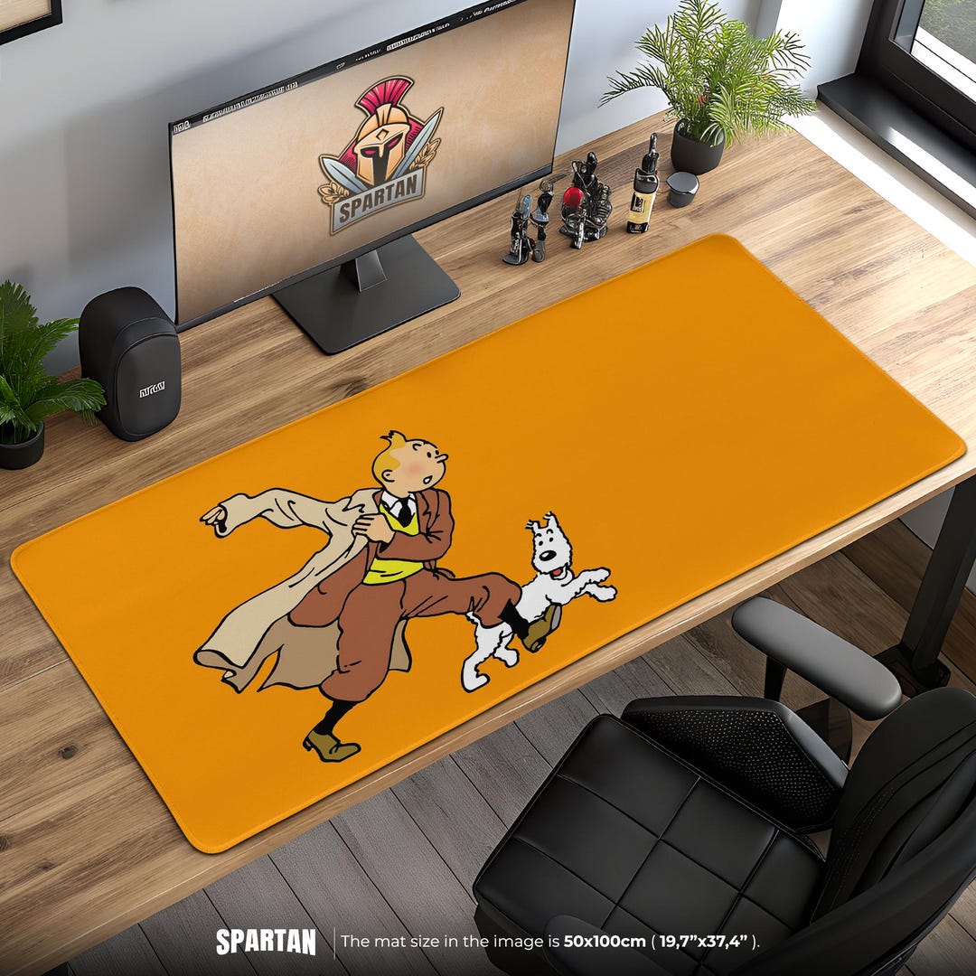 Vintage Comic Explorer Mouse Pad - Retro Adventure Desk Mat, Classic ...