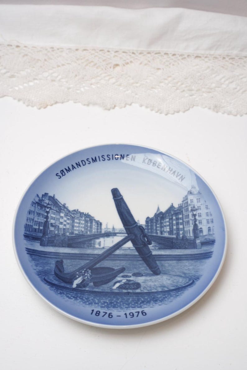 Royal Copenhagen Commemorative Plate Sømandsmissionen København 1876 ...