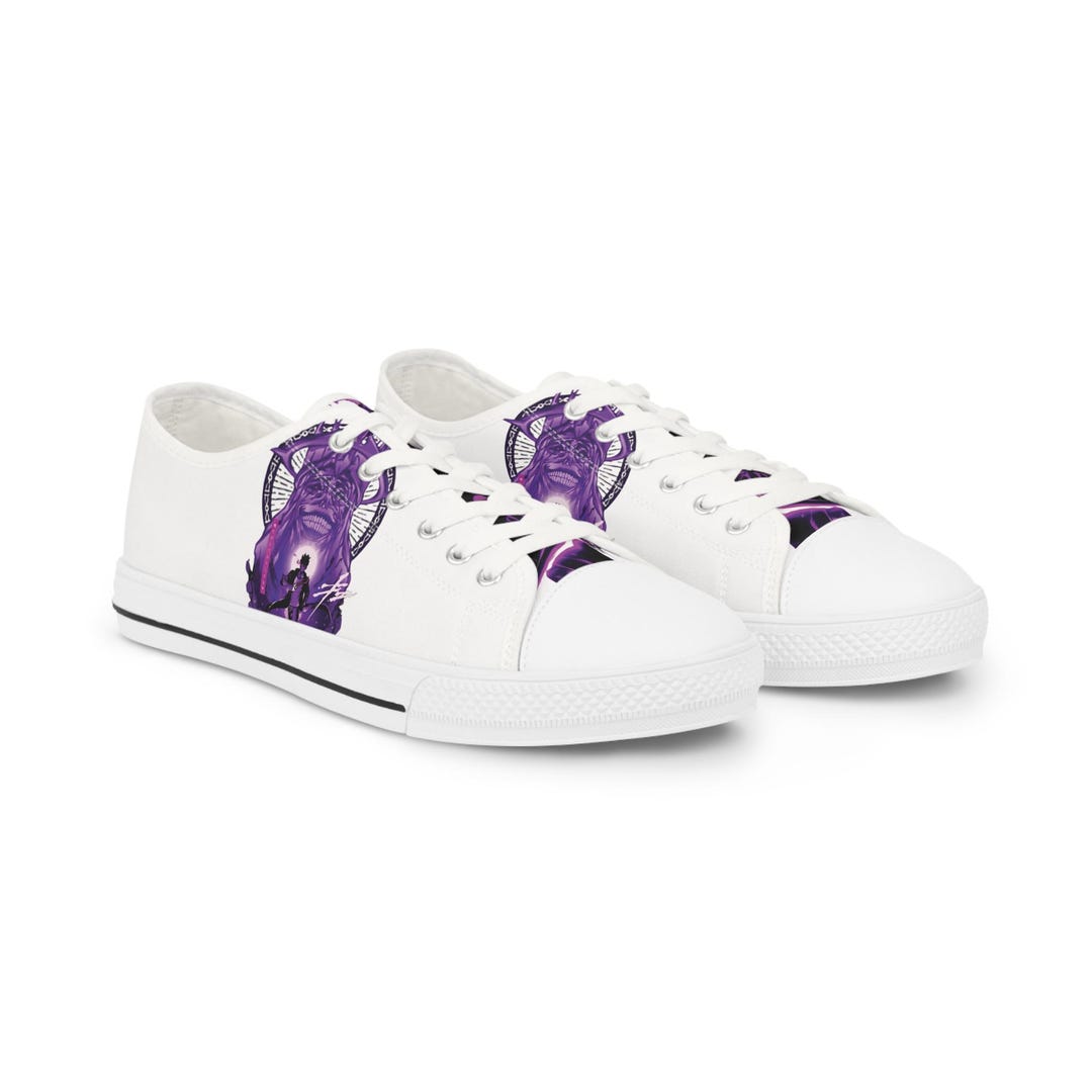 Sung Jin-woo Converse Style Shoes | Solo Leveling Custom Anime Sneakers ...
