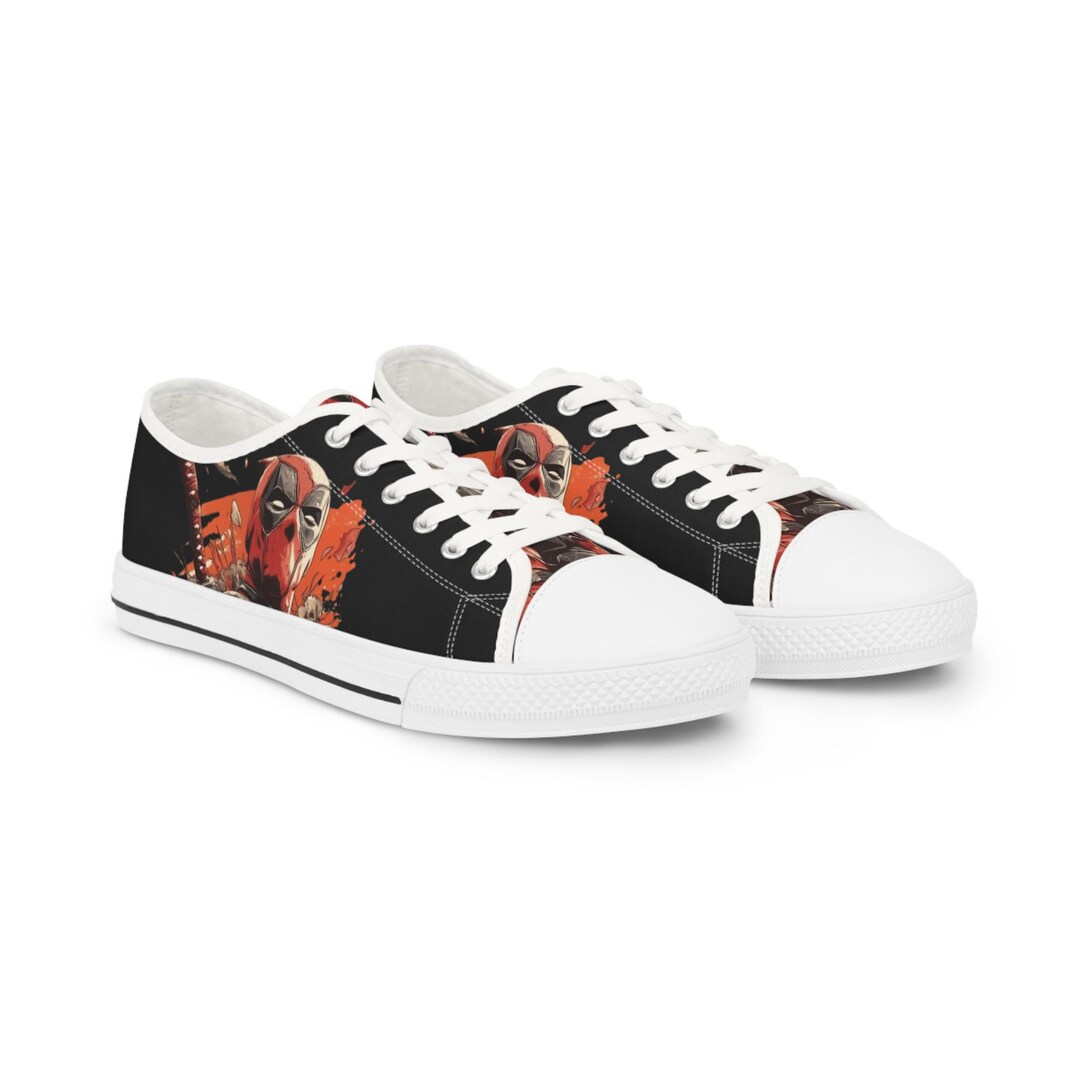 Deadpool Converse-style Shoes | Custom Antihero Sneakers | Marvel ...