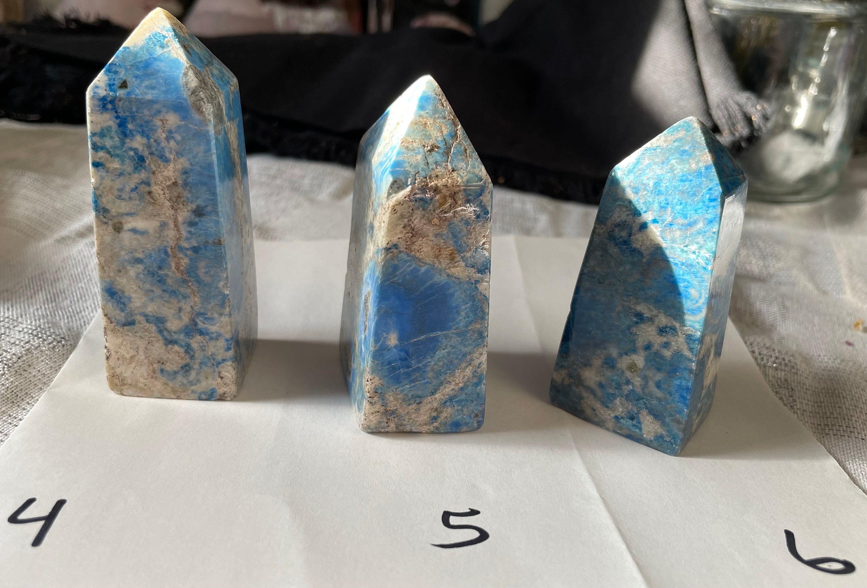 Rare Blue Hackmanite Towers - Etsy