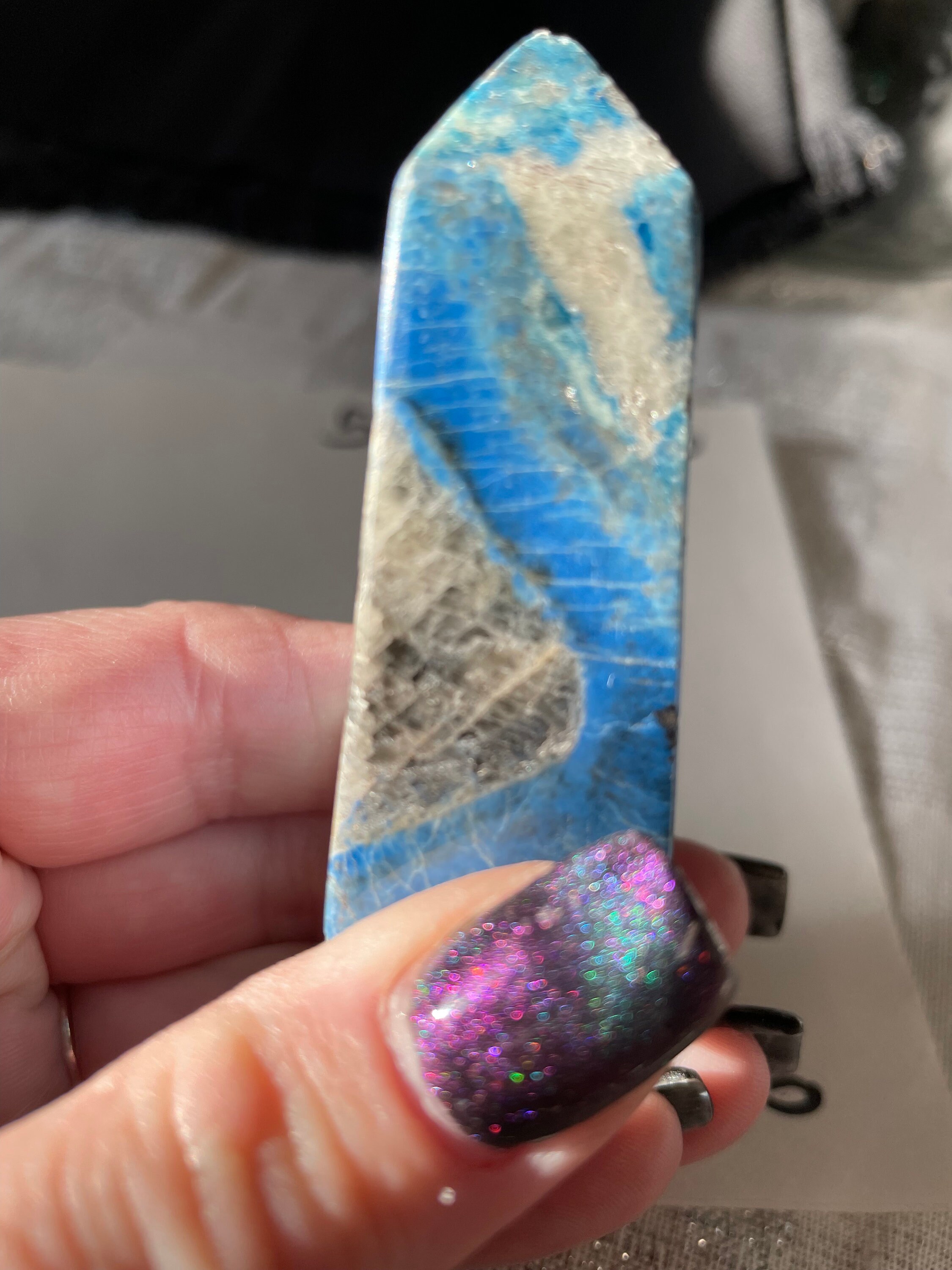 Rare Blue Hackmanite Towers - Etsy