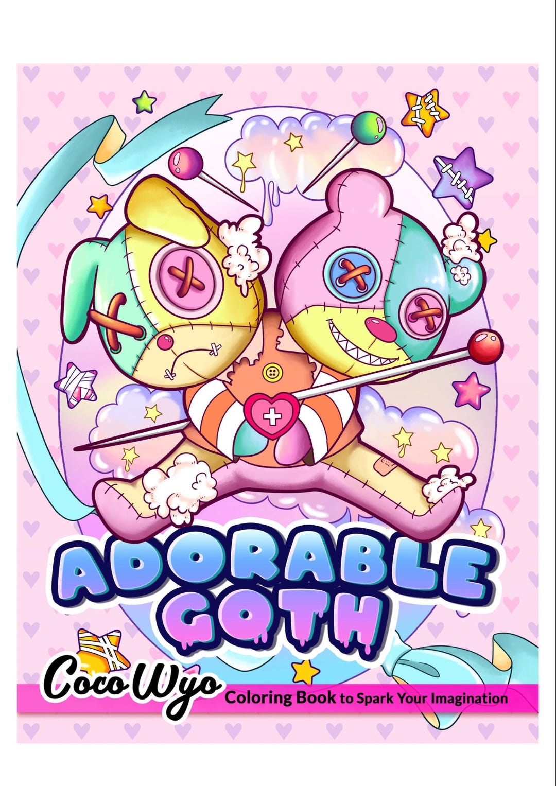 Coco Wyo - Kawaii Adorable Goth Colouring Book | 47 Pages - Etsy