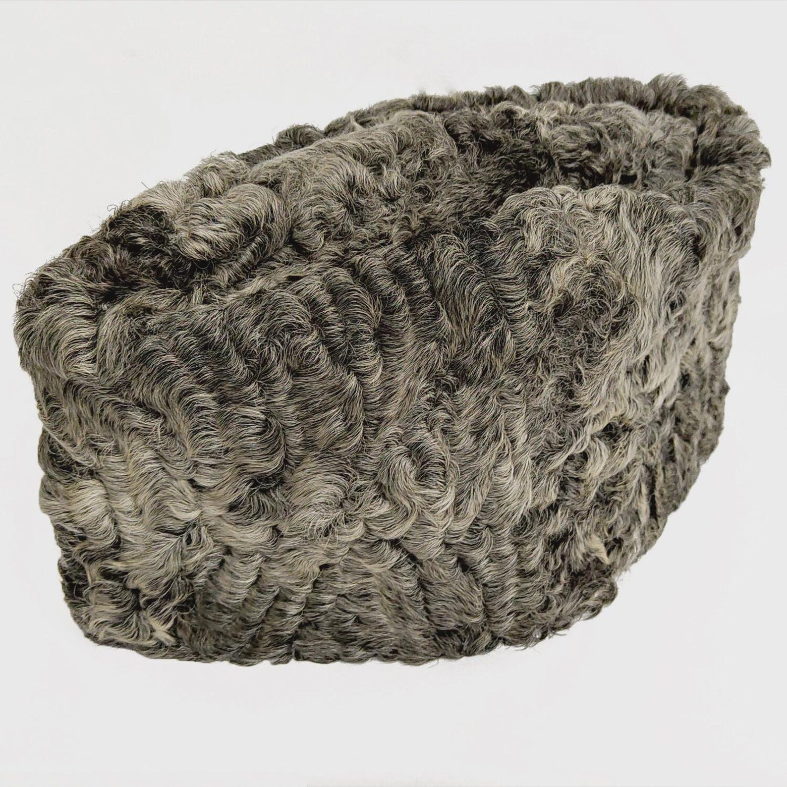 Karakul JINNAH Cap Handmade Diplomat Winter Hat, BROADTAIL Kufi Fur Hat ...