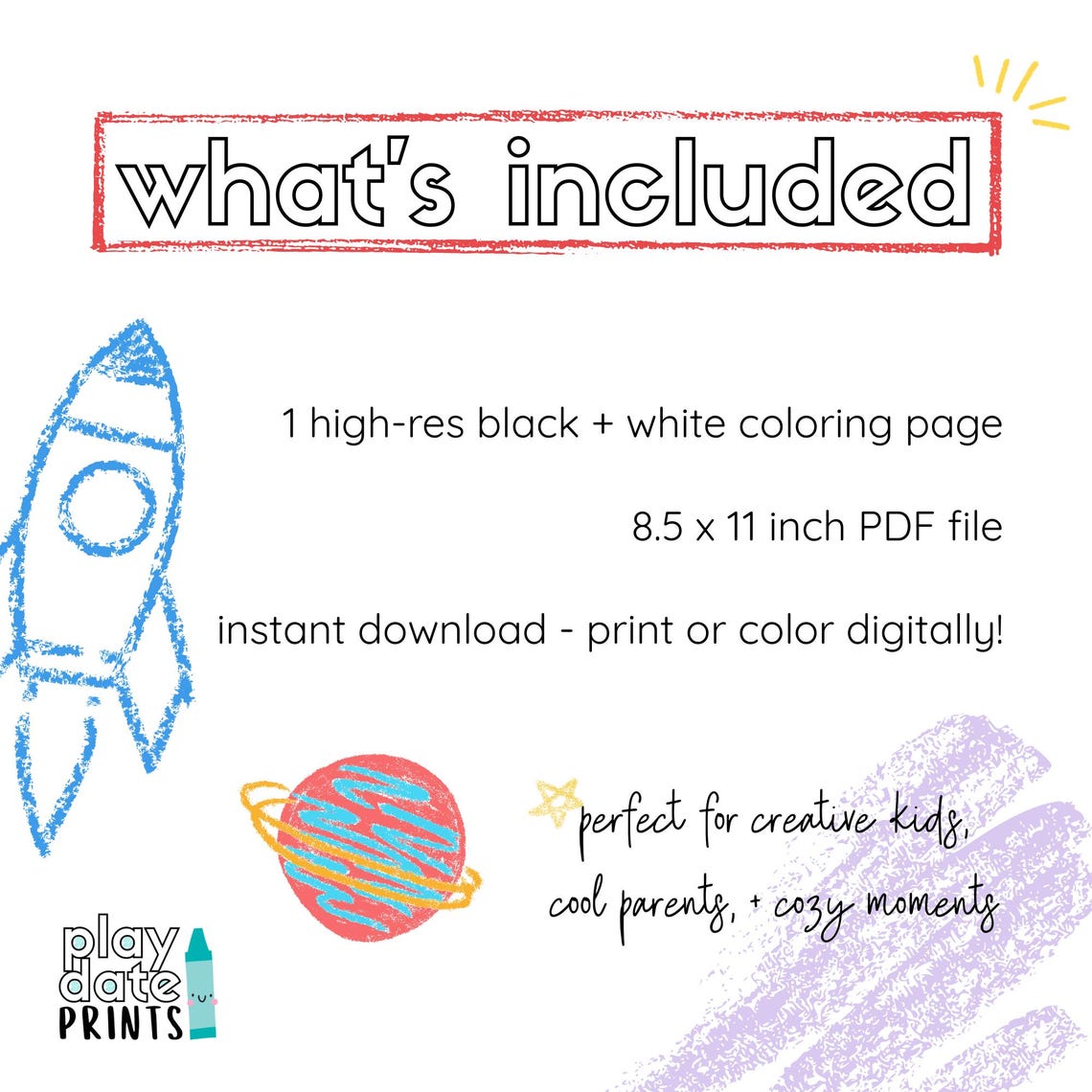 Shady Picnic Coloring Page – Cozy Summer Printable for Kids, Parents ...