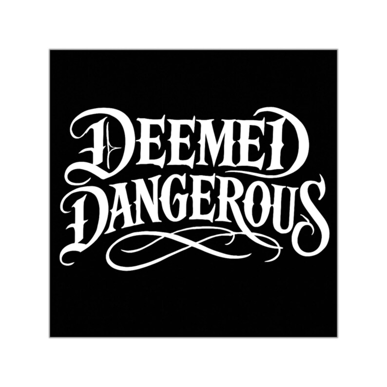 Vinyl Stickers | Deemed Dangerous Stickers for Laptops, Water Bottles ...
